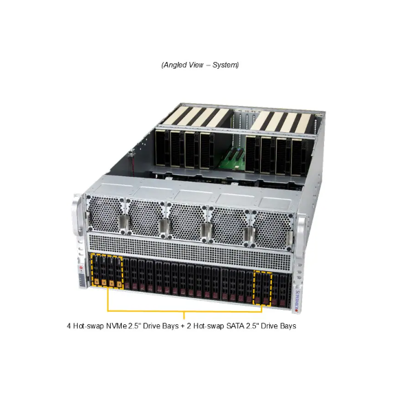 Supermicro AS-5126GS-TNRT 5U GPU Server with AMD EPYC™ 9005/9004 Series ...
